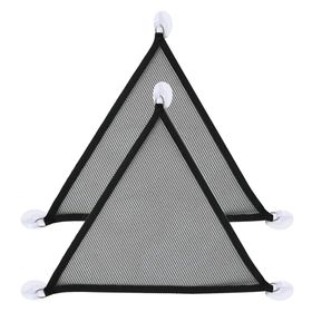 Pet Triangular Large Capacity Mesh Hammock for Reptile Habitat Set of 2 ...