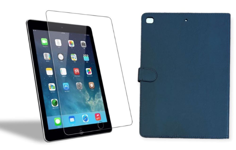 HD Screen Protector & Protective Case For iPad 6th Generation 9.7 ...