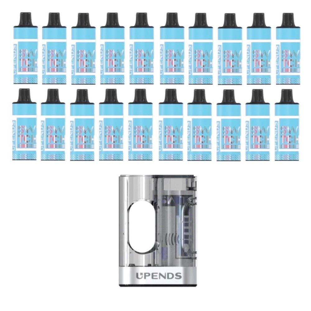 Upends Switch Disposable Vape Pods 50mg with Battery - Mint Ice - 20 ...