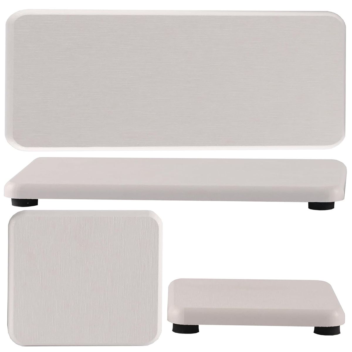 4 Pack Diatomite Coasters Water Absorbant Stone Trays For Bathroom ...