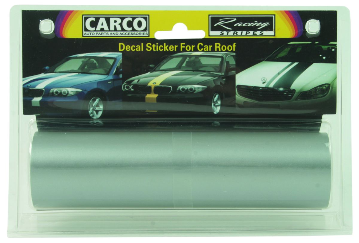 Racing Stripes Silver 20cmx4.5m | Shop Today. Get it Tomorrow ...