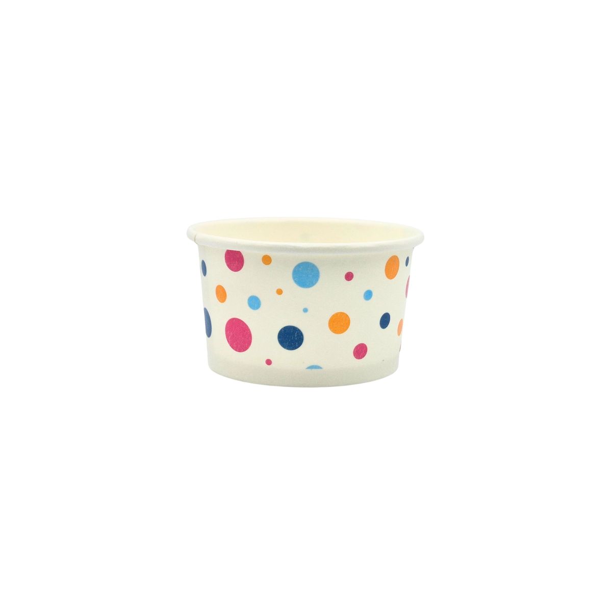 Multi-Color Polka Dot Ice Cream Tub 120ml - Pack of 50 | Shop Today. Get it Tomorrow! | takealot.com