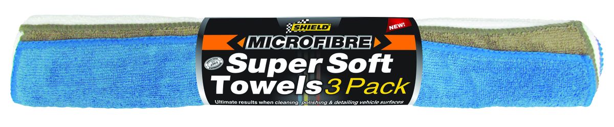 Shield Micro Fibre Super Soft Towels 3 Pack | Shop Today. Get it ...
