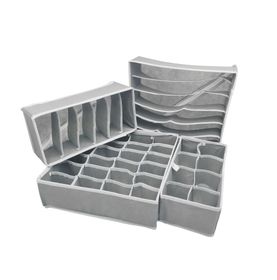 Jack Brown Drawer Organizers for Clothing, Bra and Underwear - Set of 4 ...