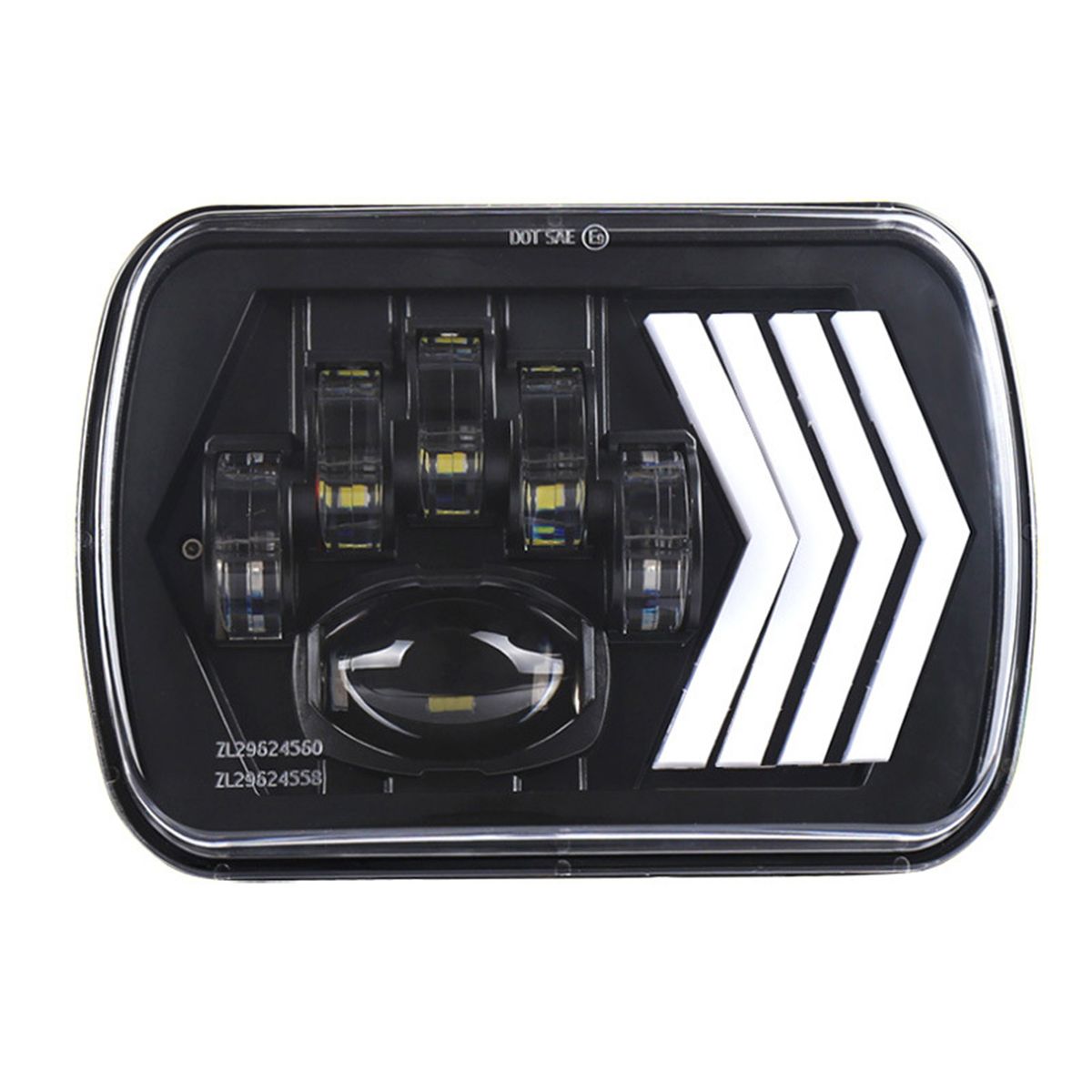 7 Inch Wrangler Headlight Car Square Light Led Headlight With Steering ...