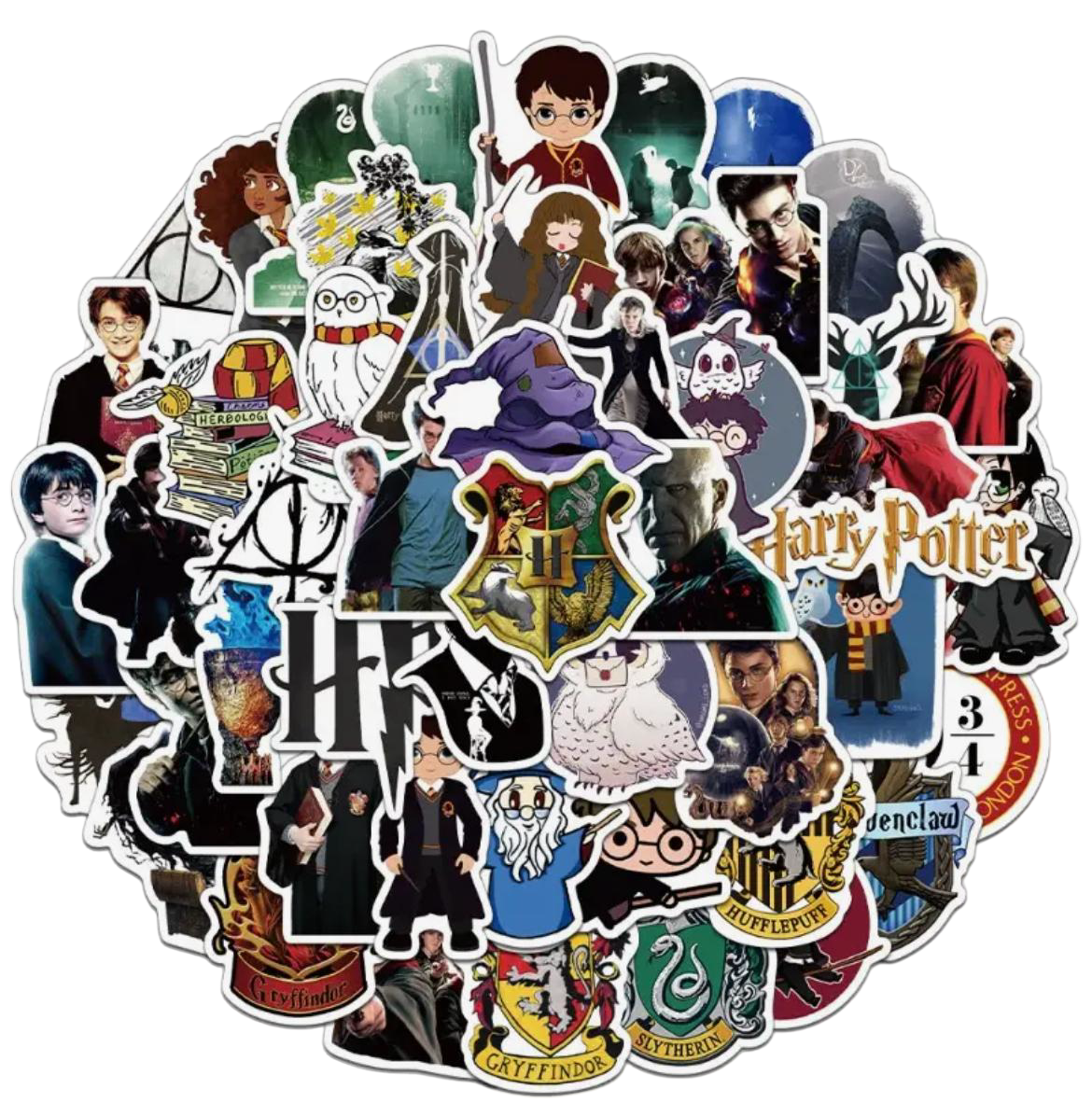 50 Piece Harry Potter PVC stickers | Shop Today. Get it Tomorrow ...