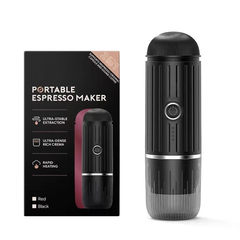 Portable Electric Espresso Coffee Maker Machine Travel Car Office ...