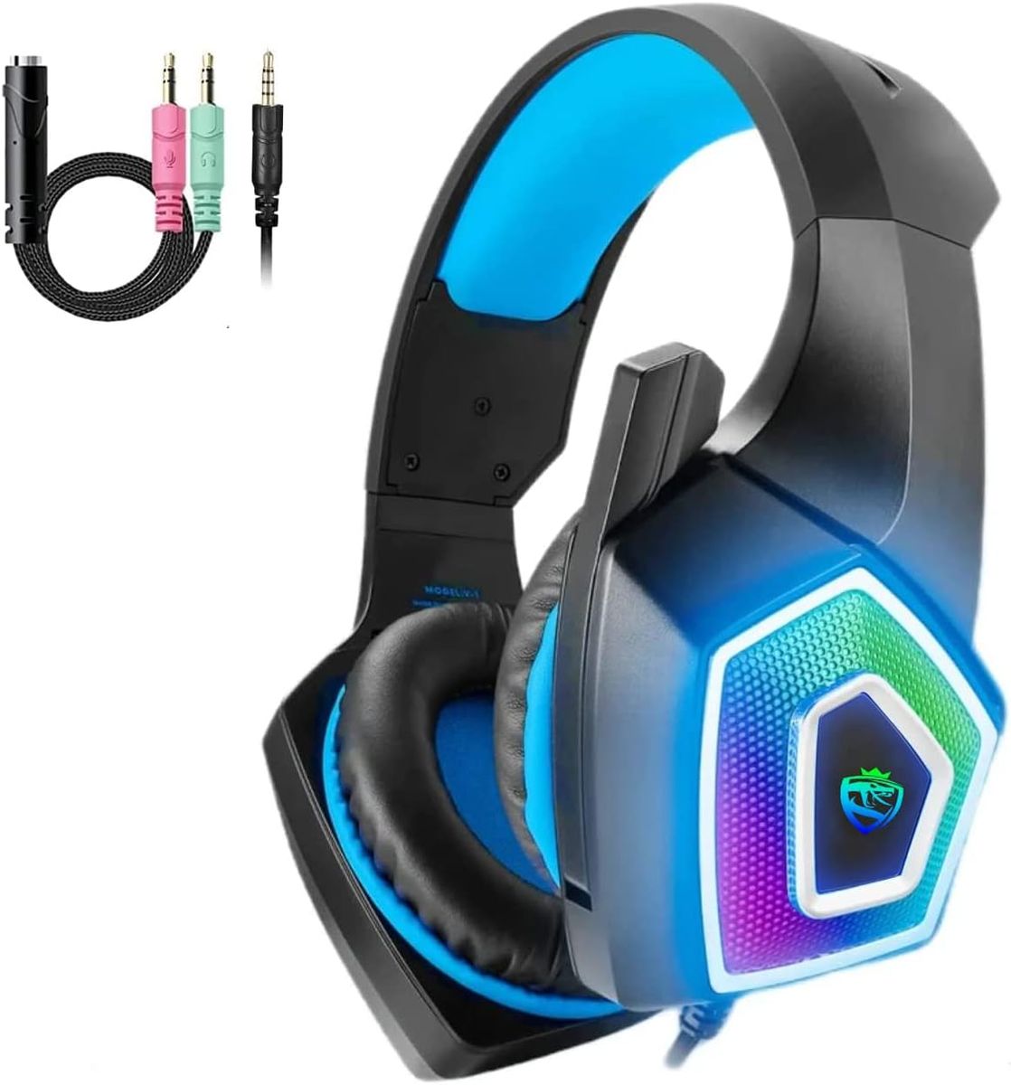 Gaming Headset with Mic for Xbox One PS4 PS5 PC Switch Tablet Pro ...