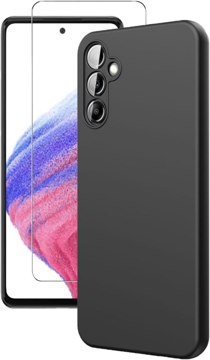 Screen Protector & Silicone Cover For Samsung Galaxy A16 - Black | Shop Today. Get it Tomorrow ...