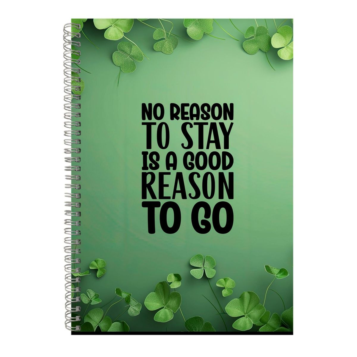 Reason A4 Notebook Spiral Lined Motivational Words Graphic Notepad Gift ...