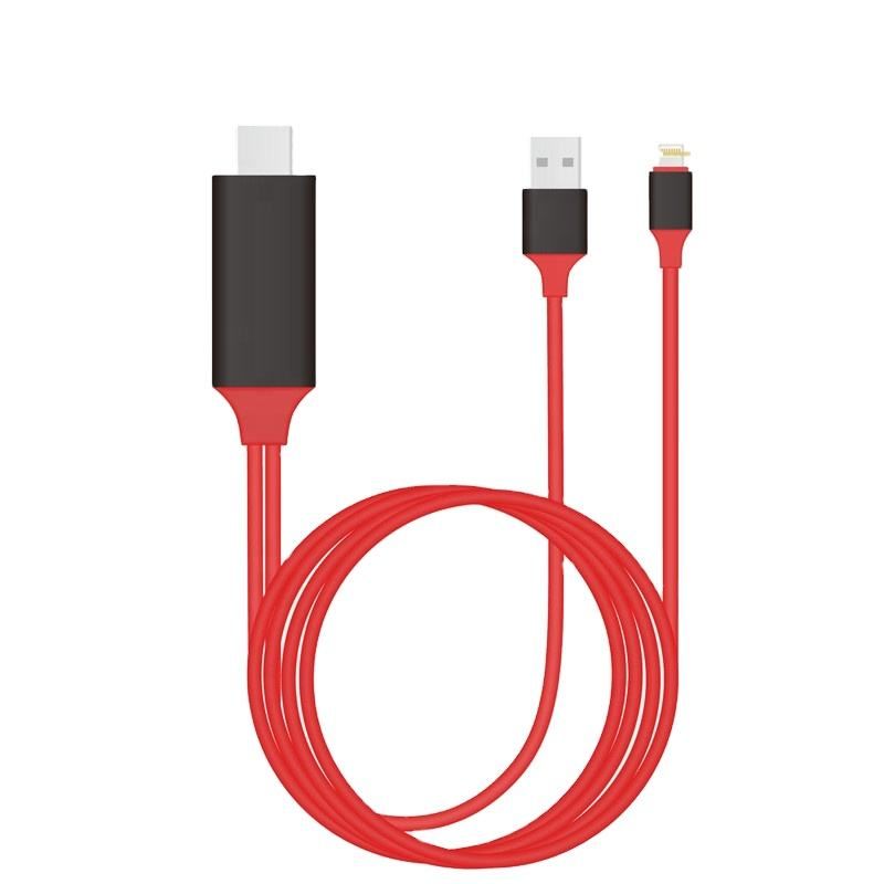 Lightning to HDTV For iPhone-Red | Shop Today. Get it Tomorrow ...