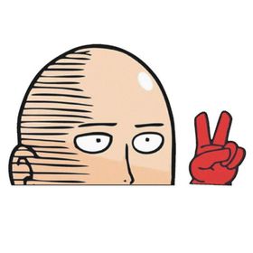 One Punch Man Anime Car Vinyl Peeker Sticker - 97 | Shop Today. Get it ...