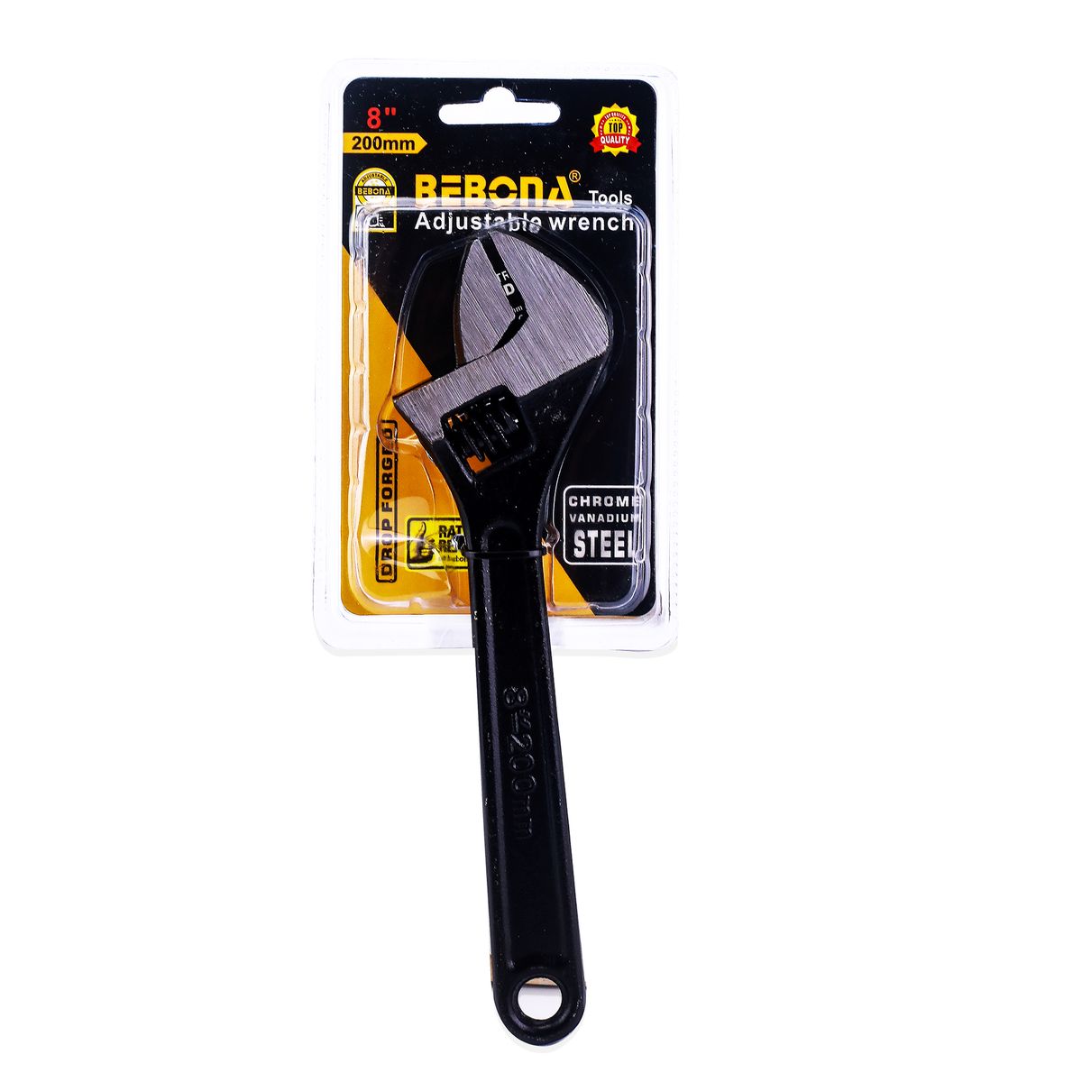 Bebona - Adjustable Wrench - Steel - Black - 200mm | Shop Today. Get it ...