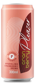 Pleazer Sparkling Cranberry Drink- 300ml Can (24 Pack) | Shop Today ...