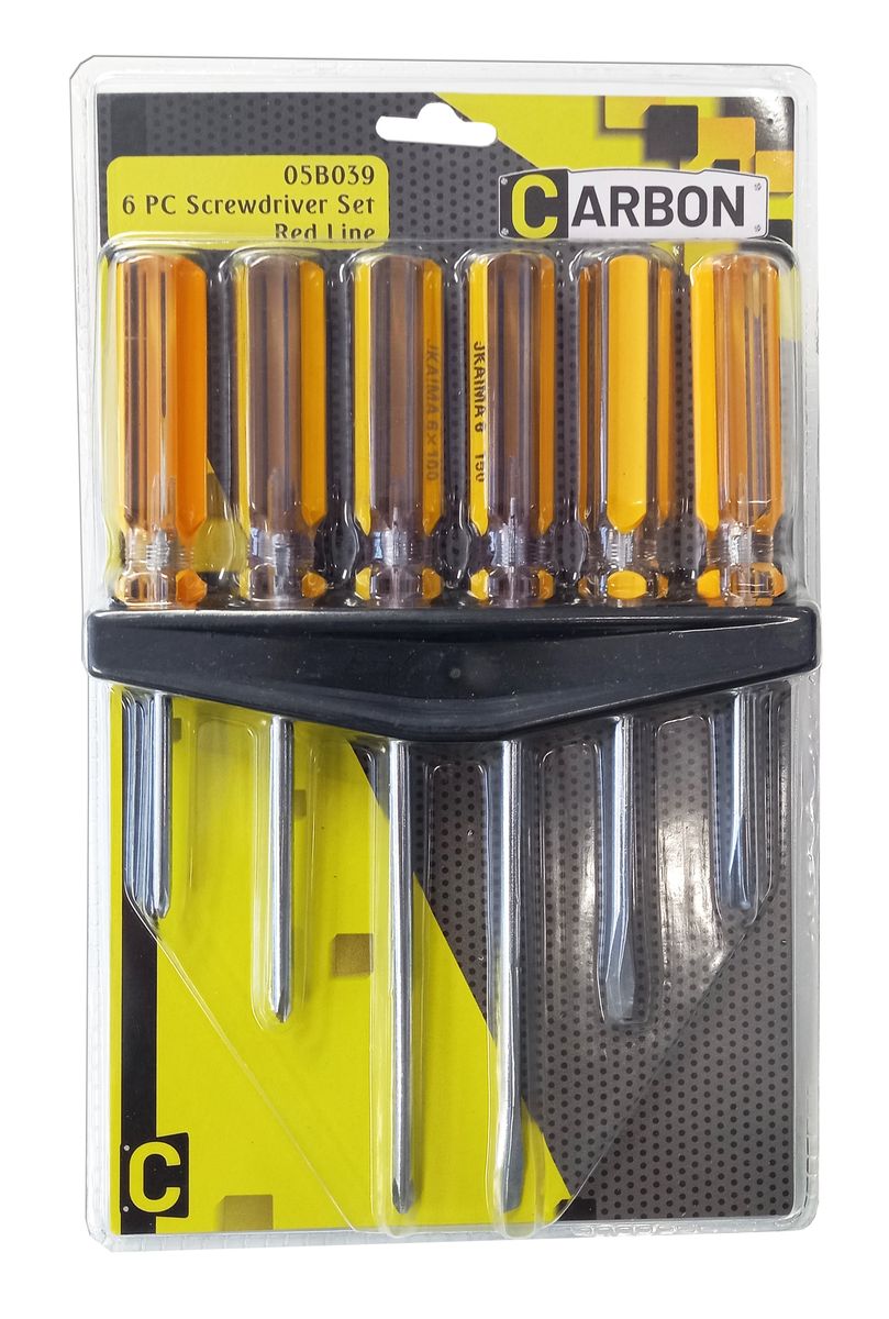 Carbon Red Line 6 Piece Screwdriver Set - 05B039 | Shop Today. Get it ...