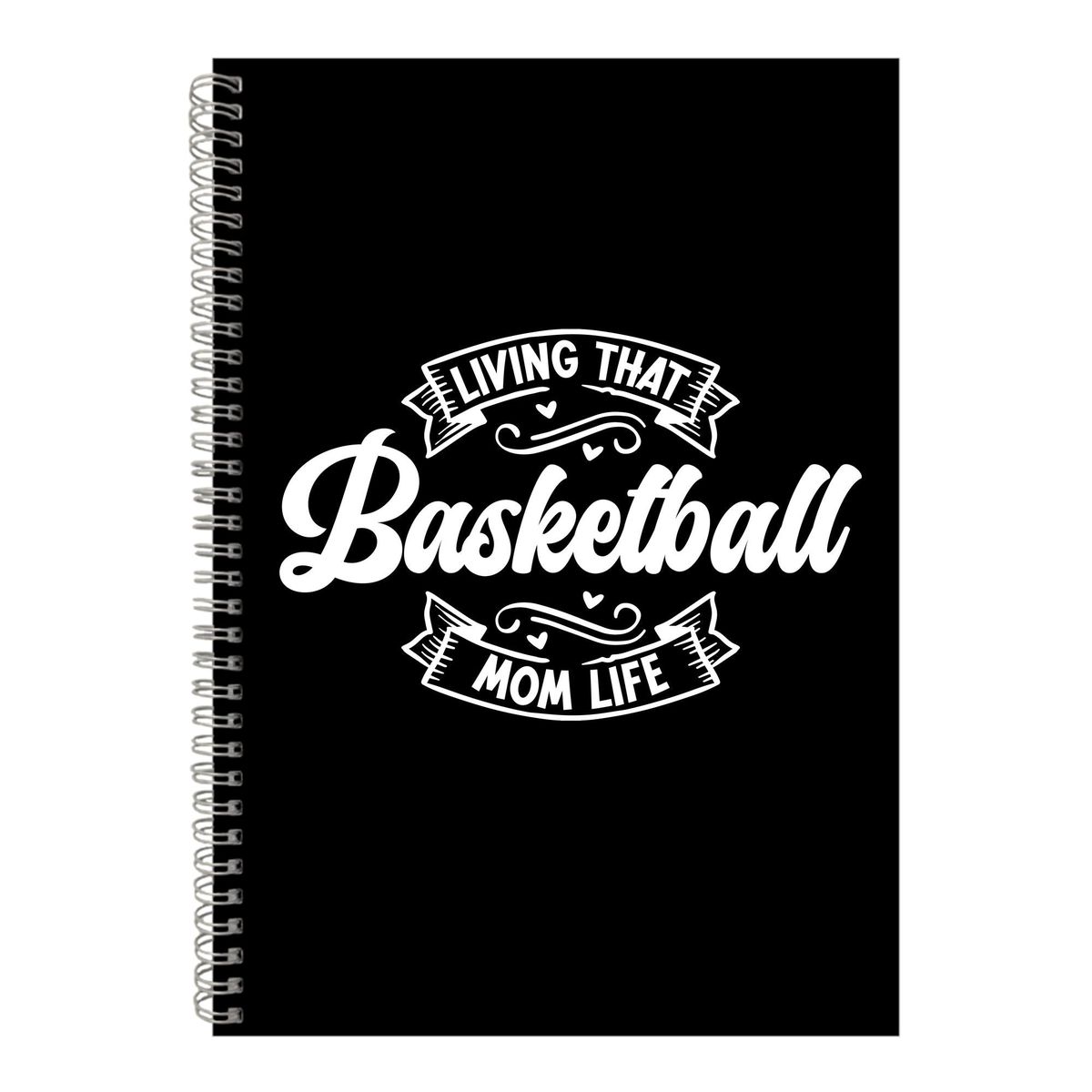 Basketball A4 Notebook Sports Women Trendy Mom Graphic Mother Present ...
