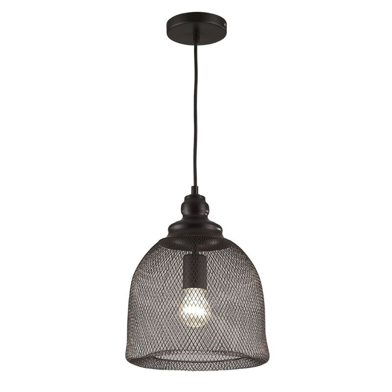 Modern Metal Pendant with Black Metal Mesh Light - 07507 | Shop Today ...