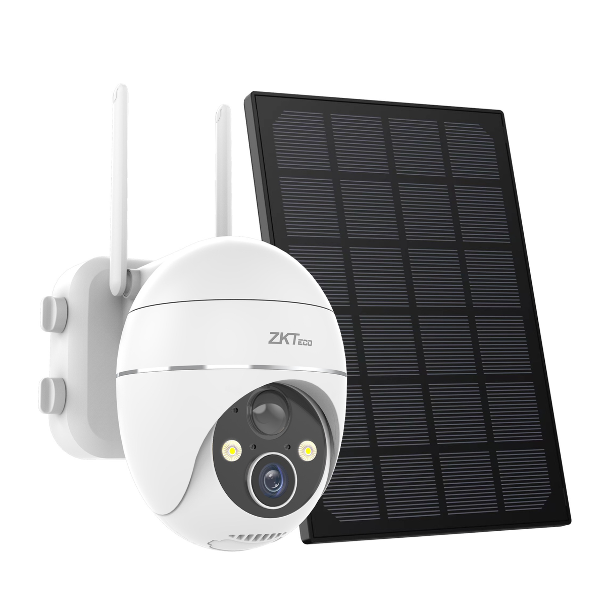 ZKTeco C4DS Solar Wireless PTZ Camera - 3MP, Battery & Two-Way Audio ...