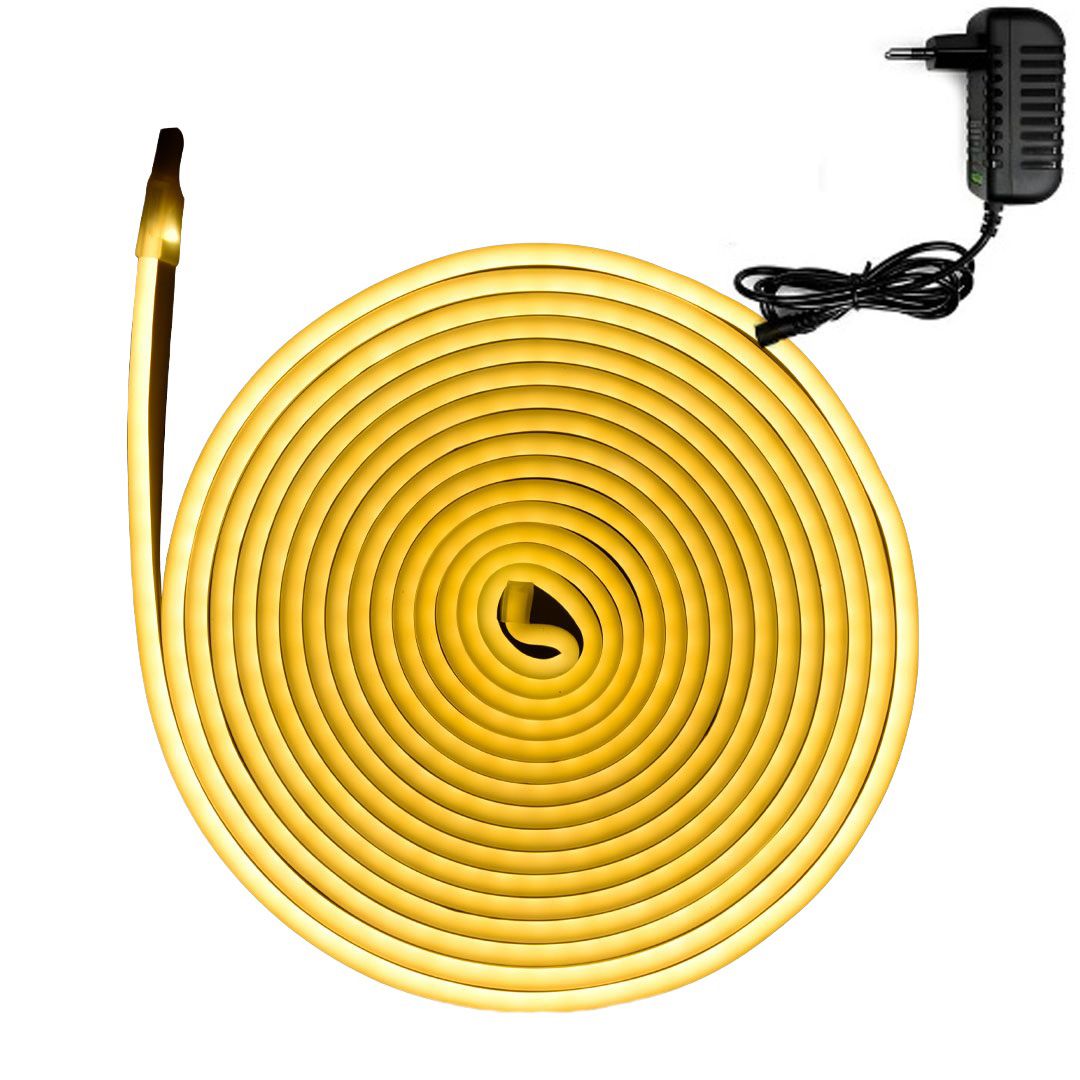 DrLight 12v Neon Flex LED Strip Light 5M with Power Supply | Shop Today ...