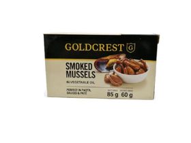 Goldcrest - Smoked Mussels in Vegetable Oil (25 x 85g) | Shop Today ...