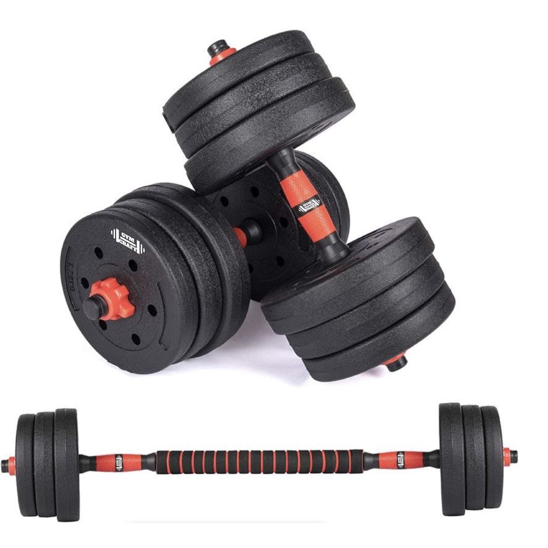 Gym Craft Adjustable Barbell & Dumbbells Weight Set | Shop Today. Get ...