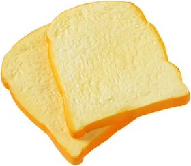 Artificial Toast Slice Bread Model Decoration Fake Food | Shop Today ...