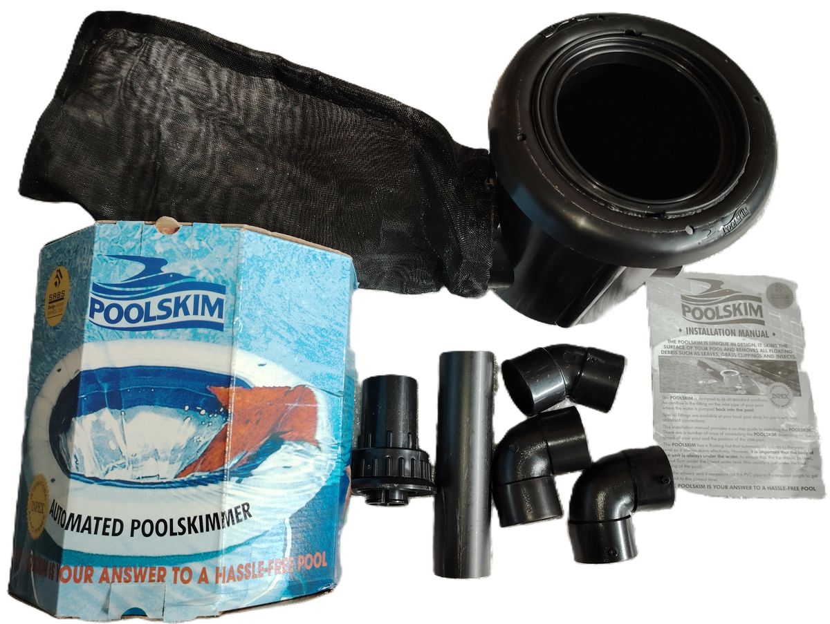 Fixed Surface leaf skimmer - Poolskim (Black) | Shop Today. Get it ...