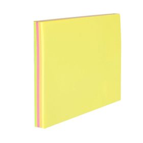 Sticky Notes Neon 76 76mm 4x25 Sheets Assorterd Colours 6 Pack Shop