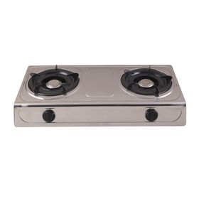 2 Plate Stainless Steel Gas Stove with Hose and Regulator | Shop Today ...