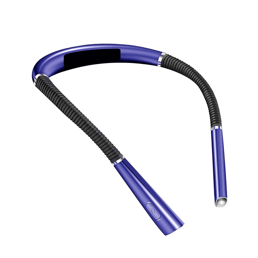 Flexible Neck Hanging Reading Light Rechargeable Hand Free Book Light ...