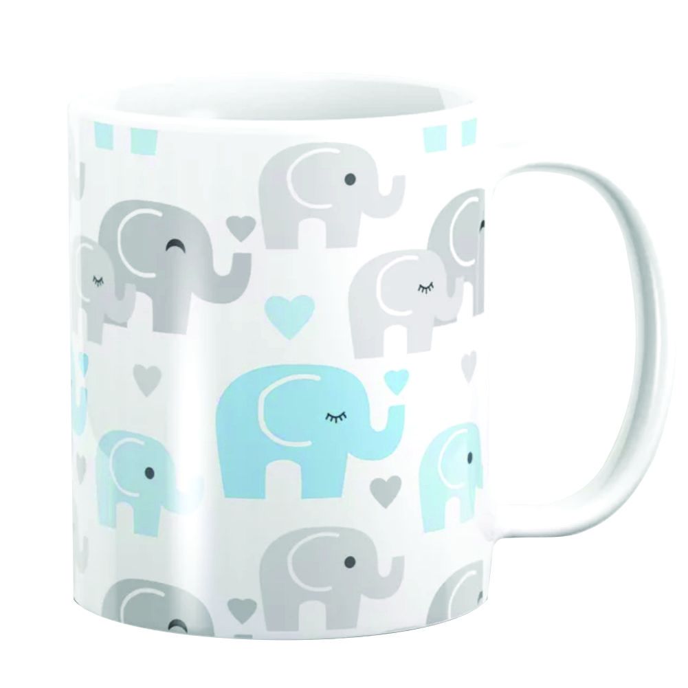 PepperSt Mug - Blue Gray Elephant Baby Boy Nursery | Shop Today. Get it ...