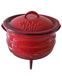 Famous Lekke Potjie Pot No. 3, three Legged Enamel Coated 7.8L | Shop ...