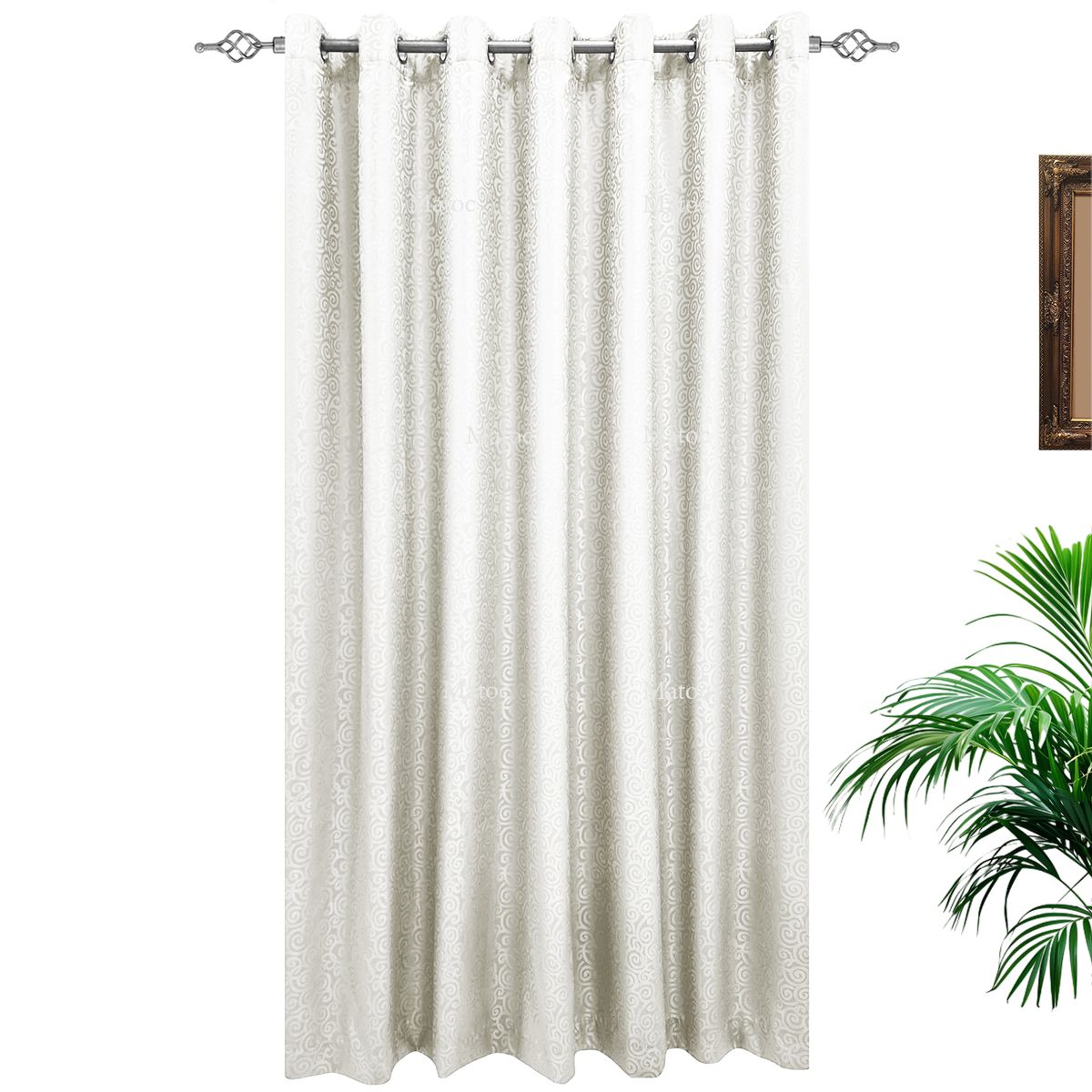 Matoc Designs Curtain - Twirl Cream - Lined - Eyelet | Shop Today. Get ...