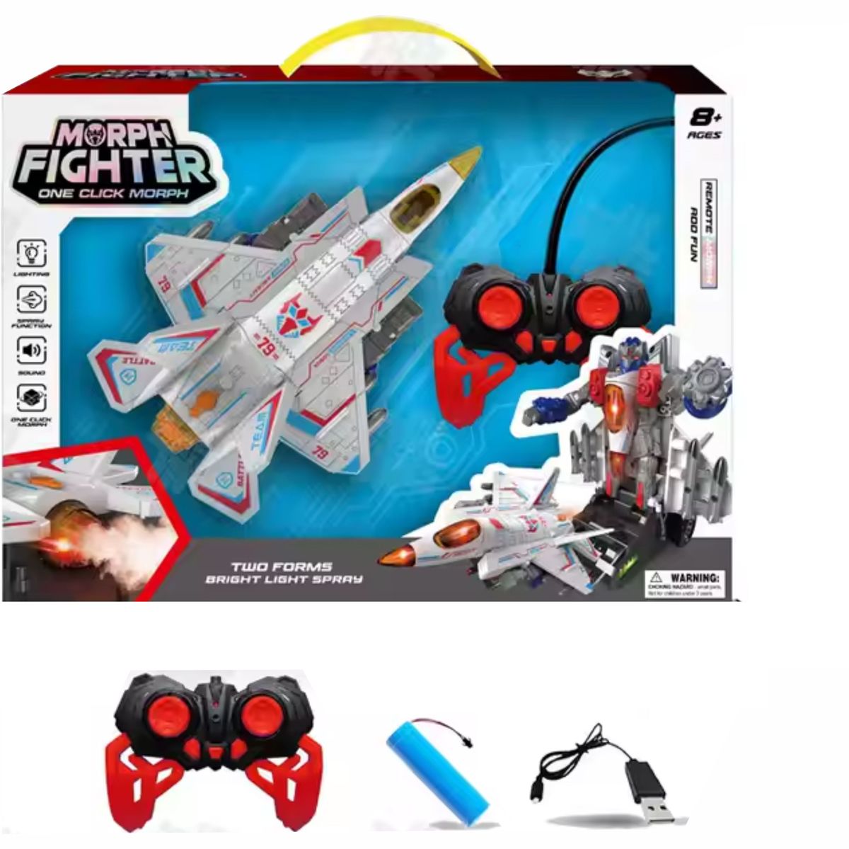 Remote Control Morph Fighter Transformation Robot | Shop Today. Get it ...