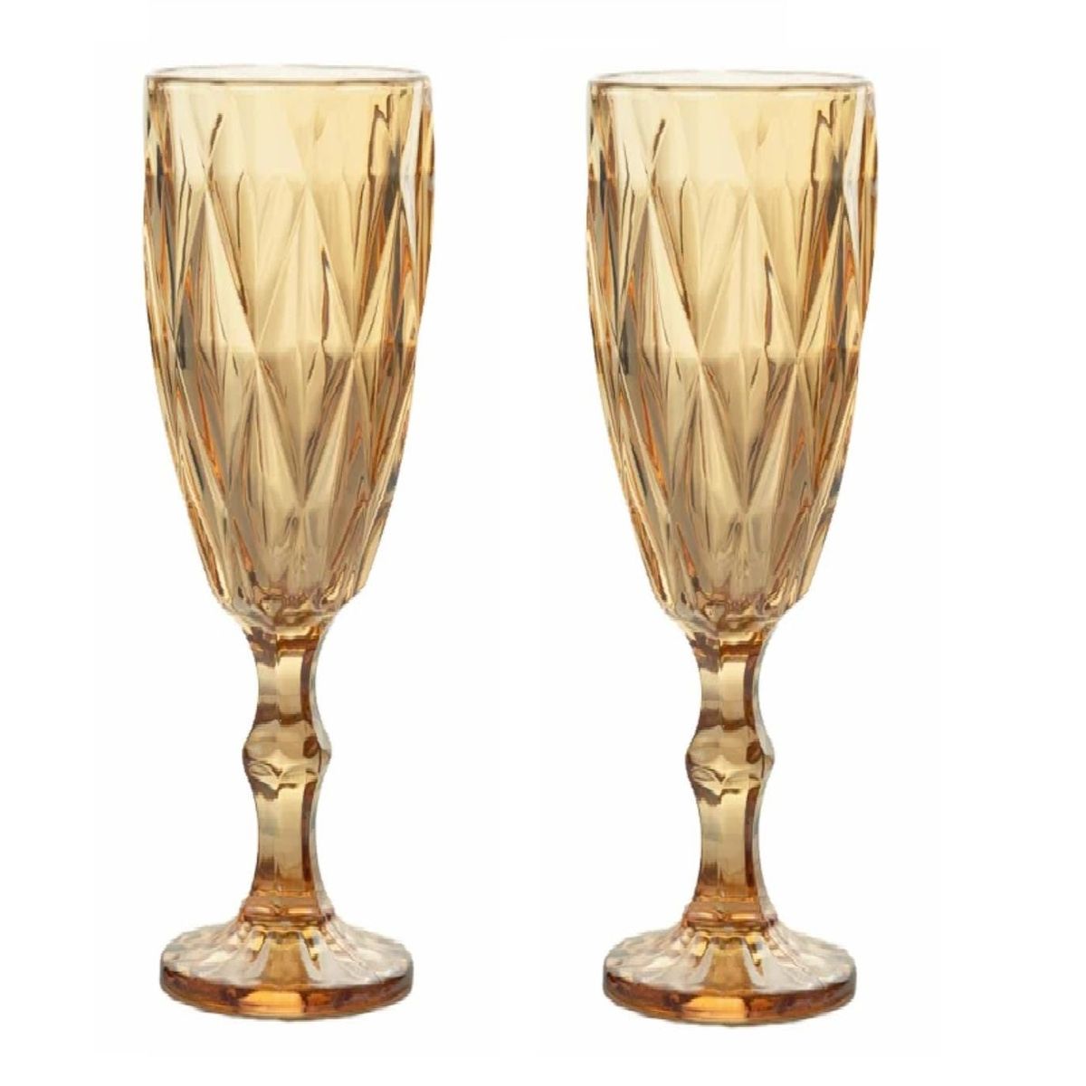 24 Pieces Crystale Gold Champagne Glass For Event | Shop Today. Get it ...