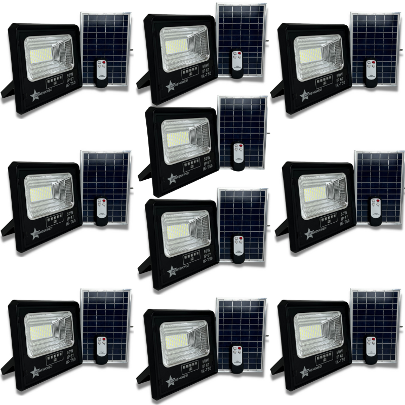 50W Inkwenkwezi Solar Rechargeable Flood Light - IK-T50 - 10Pack | Shop ...