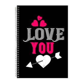 Love You Notebook Valentine's Day Gift Idea A4 Notepad 159 | Shop Today ...