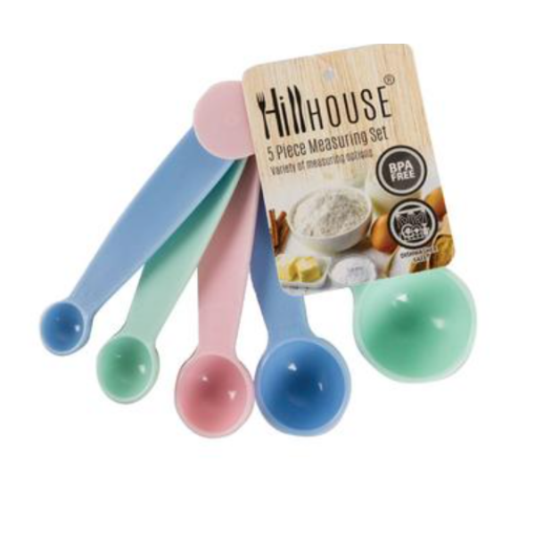 Hill House - 5 Piece Pastel Measuring Spoon Set - Pack of 2 | Shop ...