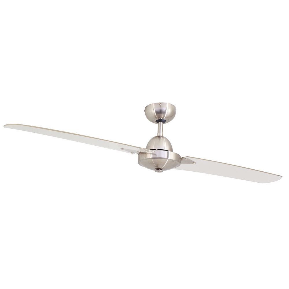Duo Ceiling Fan - 2 Blades - Satin Chrome | Shop Today. Get it Tomorrow ...
