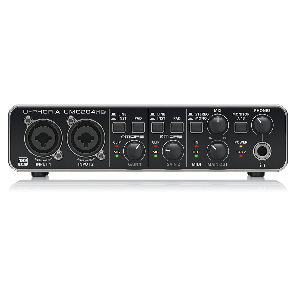 Behringer UMC204HD USB Audio/MIDI Interface | Shop Today. Get it ...
