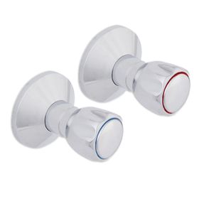 Hot & Cold Club Handle Underwall Shower Stop Taps | Shop Today. Get it ...