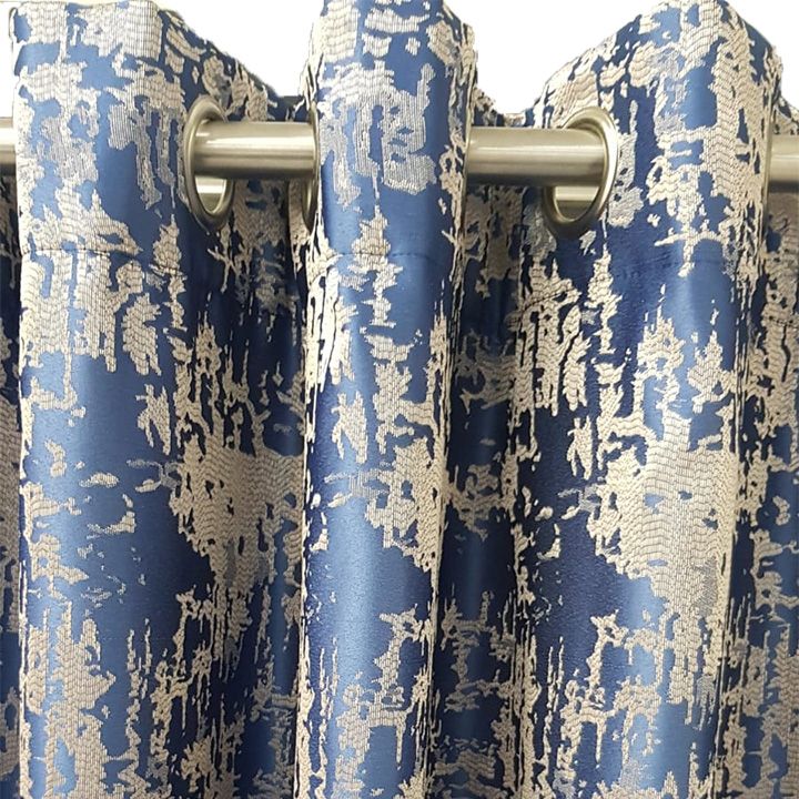 Matoc Designs Readymade Curtain - Lined - Eyelet - Glamour Blue | Shop Today. Get it Tomorrow ...