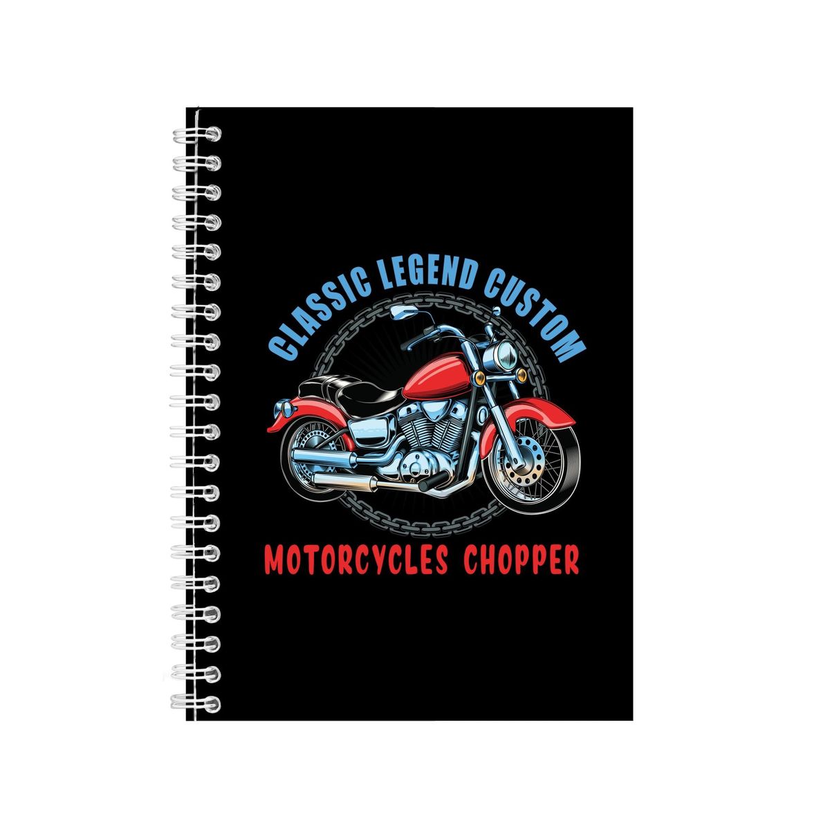 Classic Legend Custom Notebook Biker Gift Idea A5 Notepad 145 | Shop ...