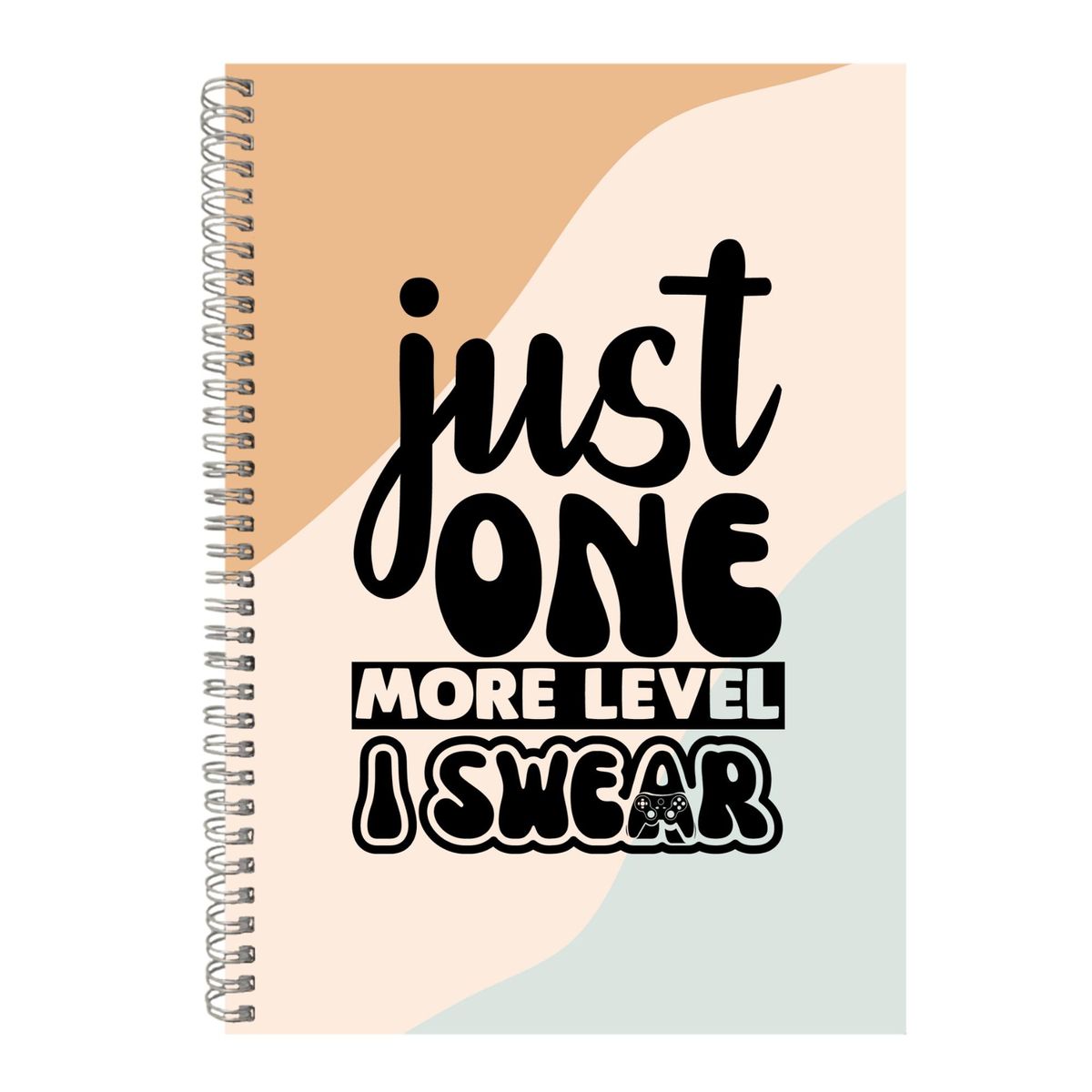 One more A4 Notebook Spiral and Lined Gaming Graphic Notepad Gamer Gift ...