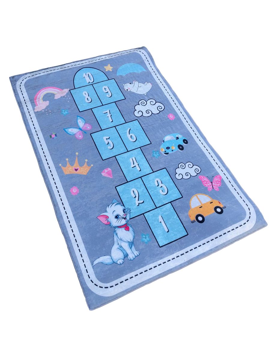 House Brand Velvet Feel non slip Playmat Fully Washable - Hopscotch ...