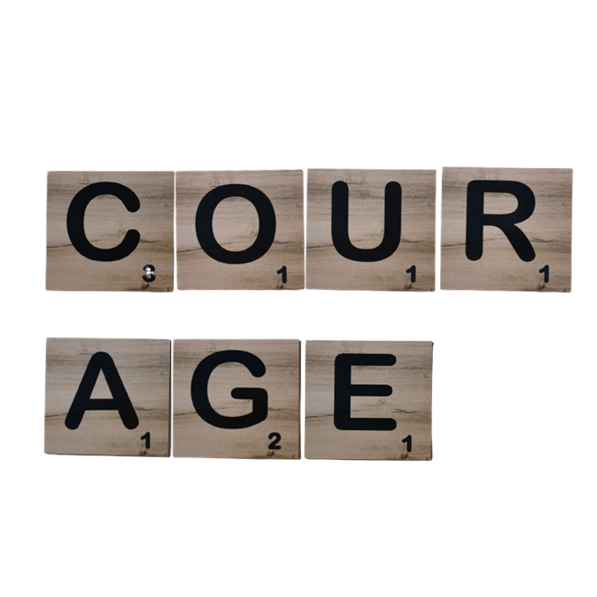 Courage Scrabble Tile Wall Art | Shop Today. Get it Tomorrow ...