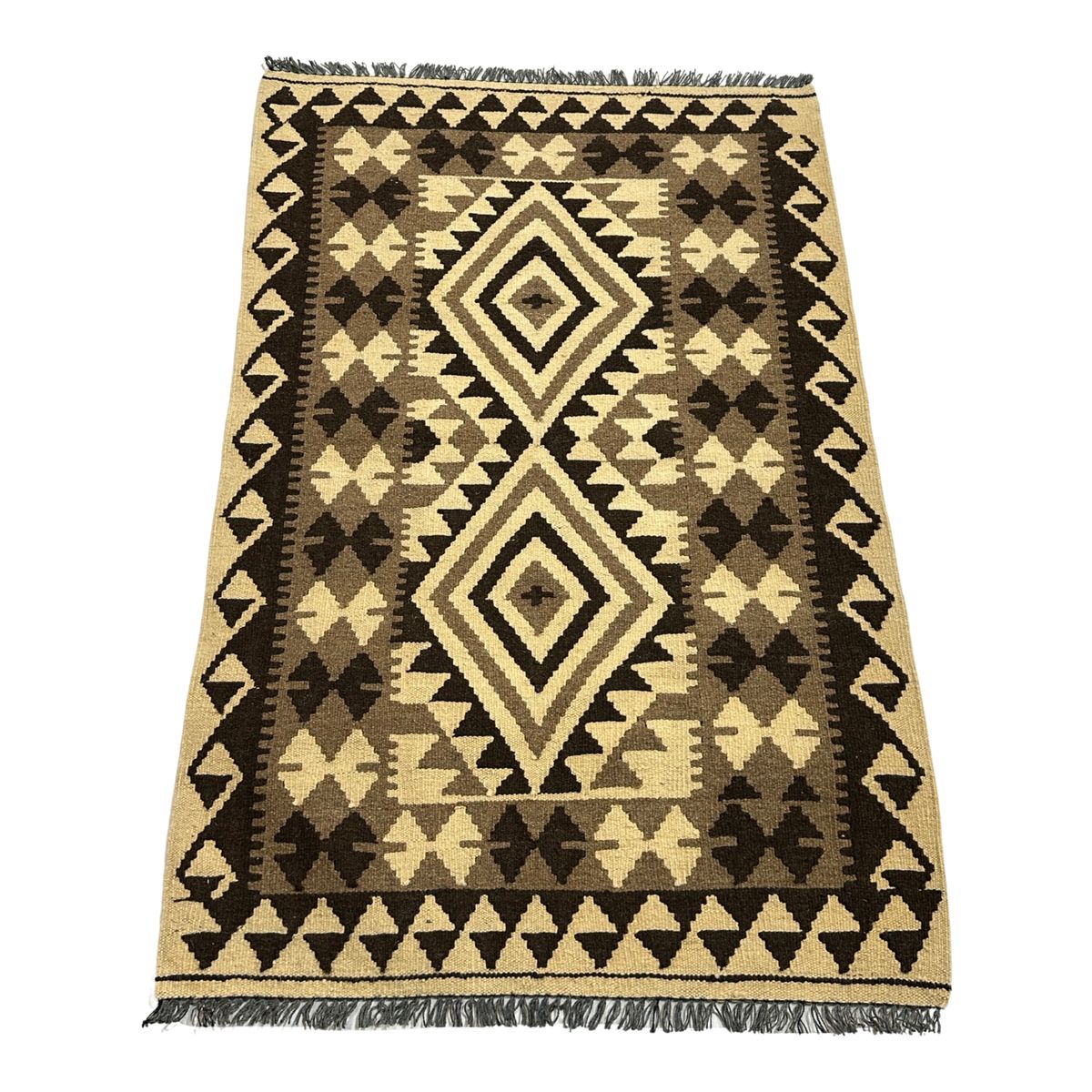 Afghan Handmade Kilim Natural Rug 126 x 81 cm | Shop Today. Get it ...