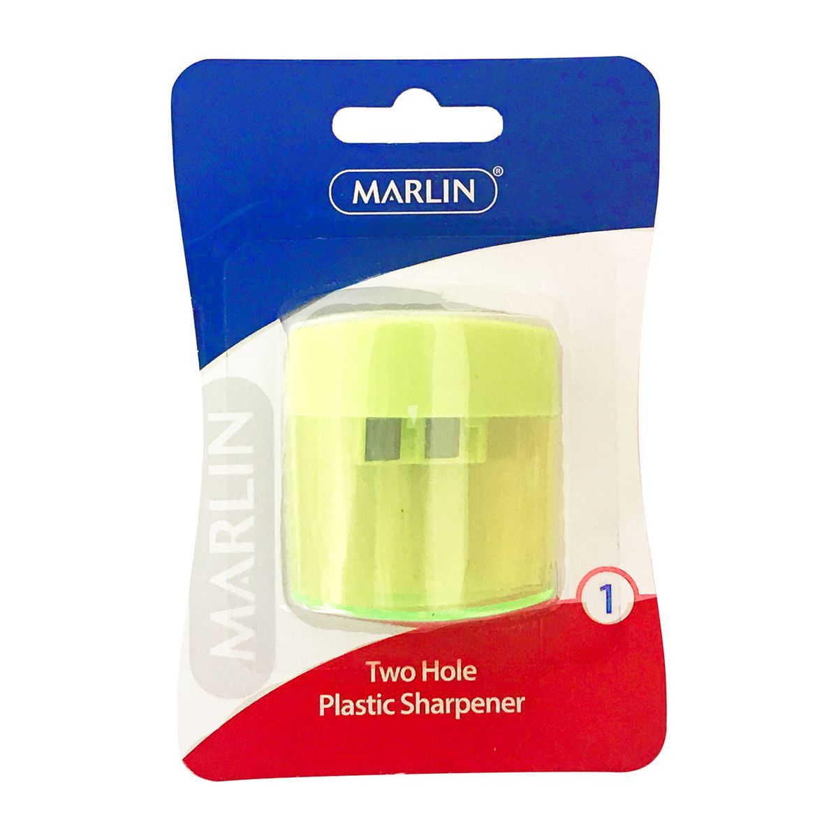 Marlin - 2 Hole Plastic Sharpener - Yellow (Pack Of 12) | Shop Today ...