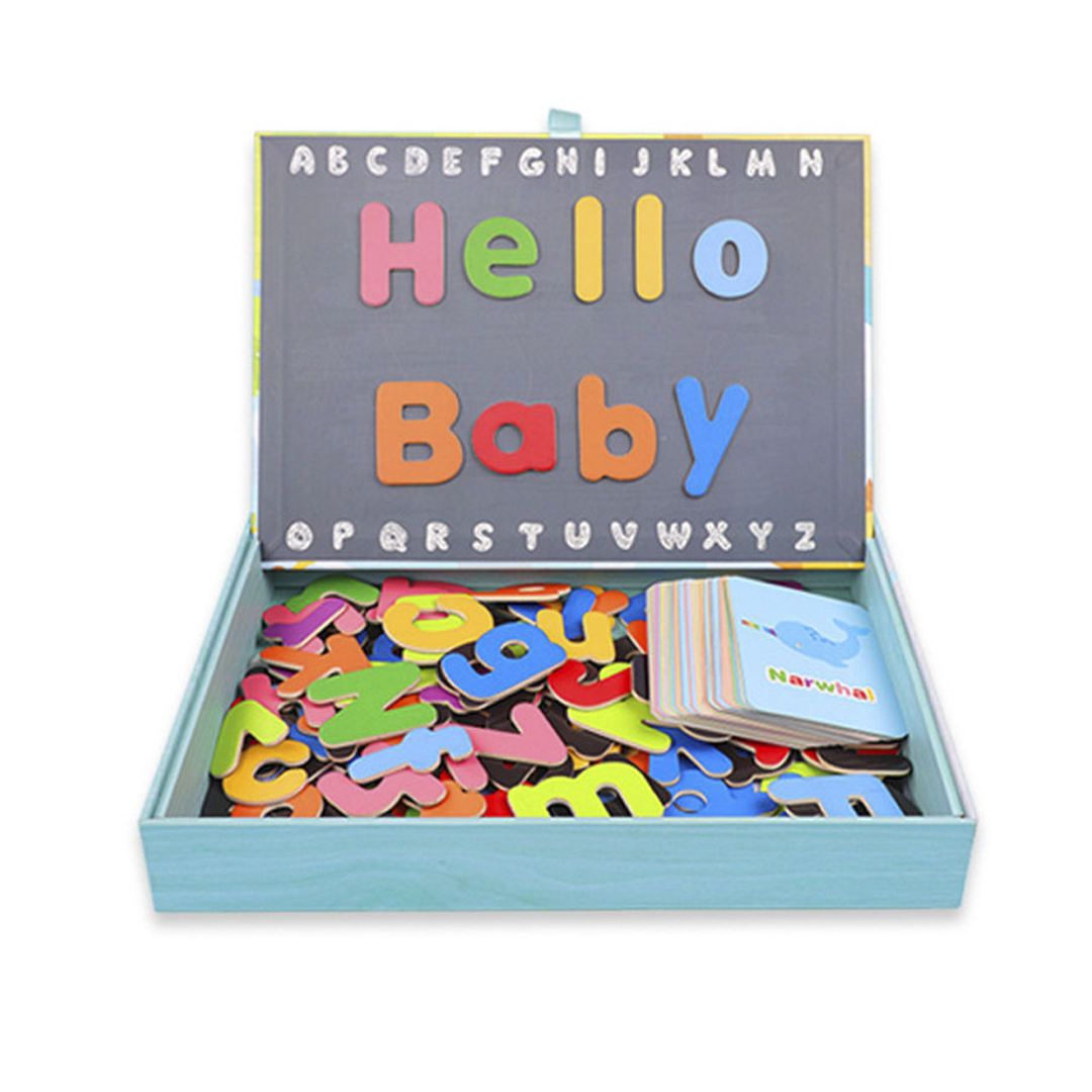 Magnetic Letters Set Wooden-50 Pieces Alphabet ABC Magnets for ...