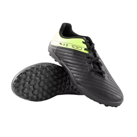 Kipsta Hard Ground Football Boots Agility 100 HG - Black/Yellow | Shop ...